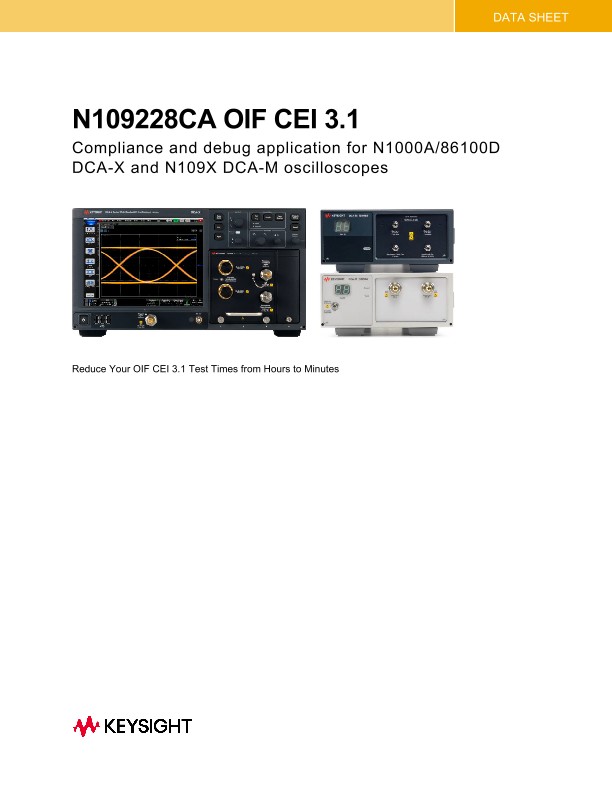N109228CA OIF CEI 3.1 PDF Asset Page | Keysight